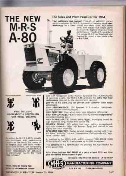 MRS IHC Powered Tractors - IH Construction Equipment - Red Power ...