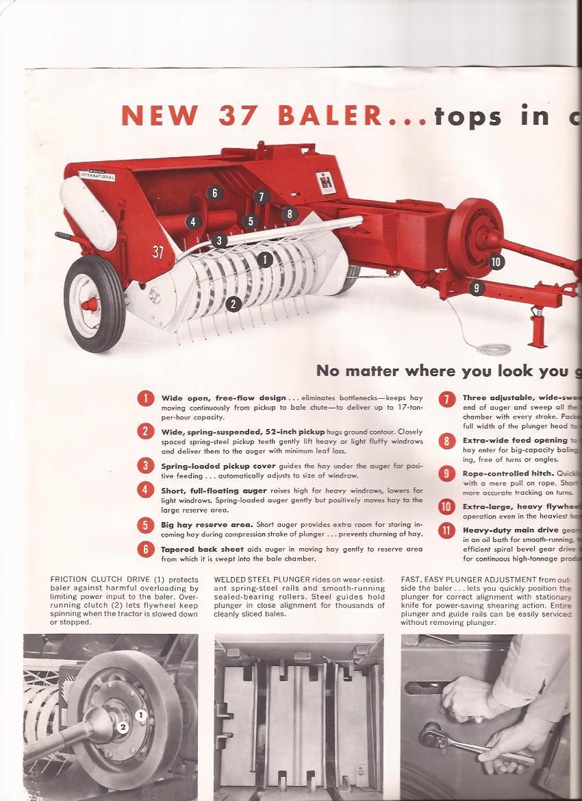 IH #37 baler question - Technical IH Talk - Red Power Magazine Community