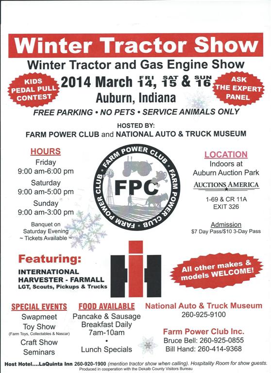 Winter Tractor Show - General Chat - Red Power Magazine Community