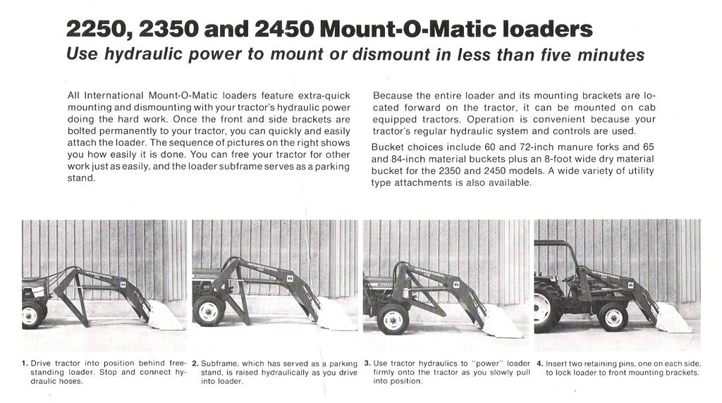 IH 2250 Loader "Installation Manual" - Technical IH Talk - Red Power ...