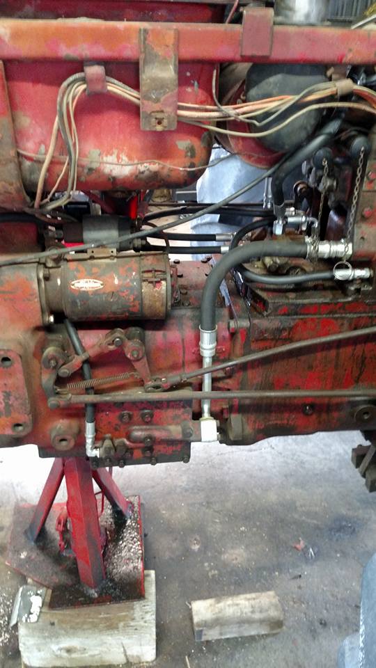 560 Steering conversion completed - Technical IH Talk - Red Power ...