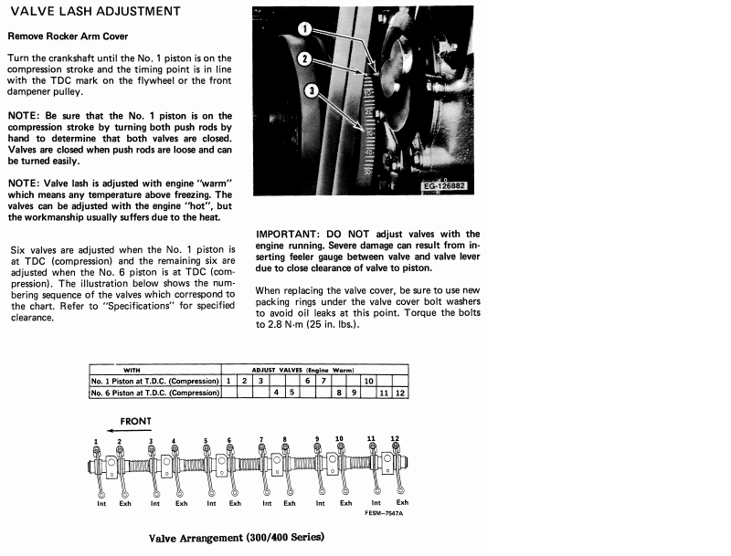 466 valve lash setting - Technical IH Talk - Red Power Magazine Community