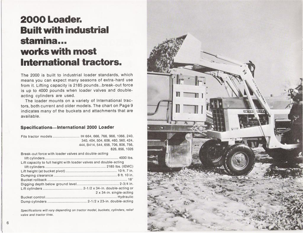 IH 2000 loader - Technical IH Talk - Red Power Magazine Community