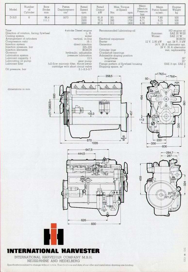 D-310 vs. D-358 - Technical IH Talk - Red Power Magazine Community