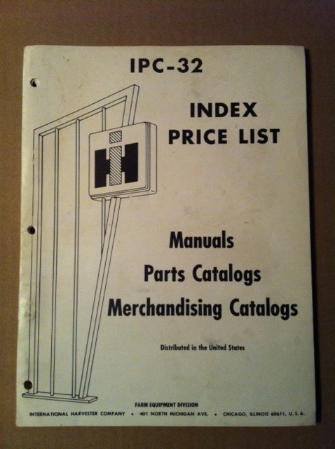 IPC Manuals - IH Toys, Memorabilia & Collectibles - Red Power Magazine ...