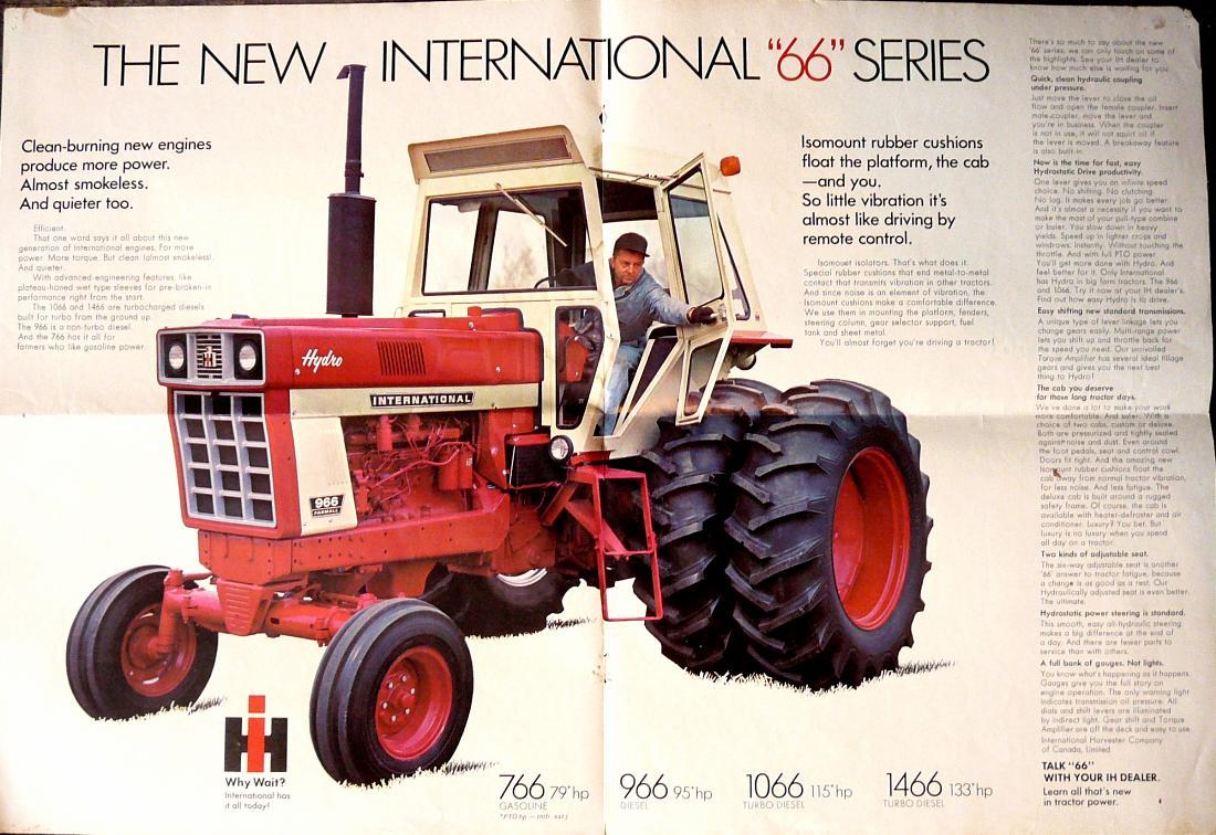 Brochure from 1971 introducing the new 66s - Technical IH Talk - Red ...