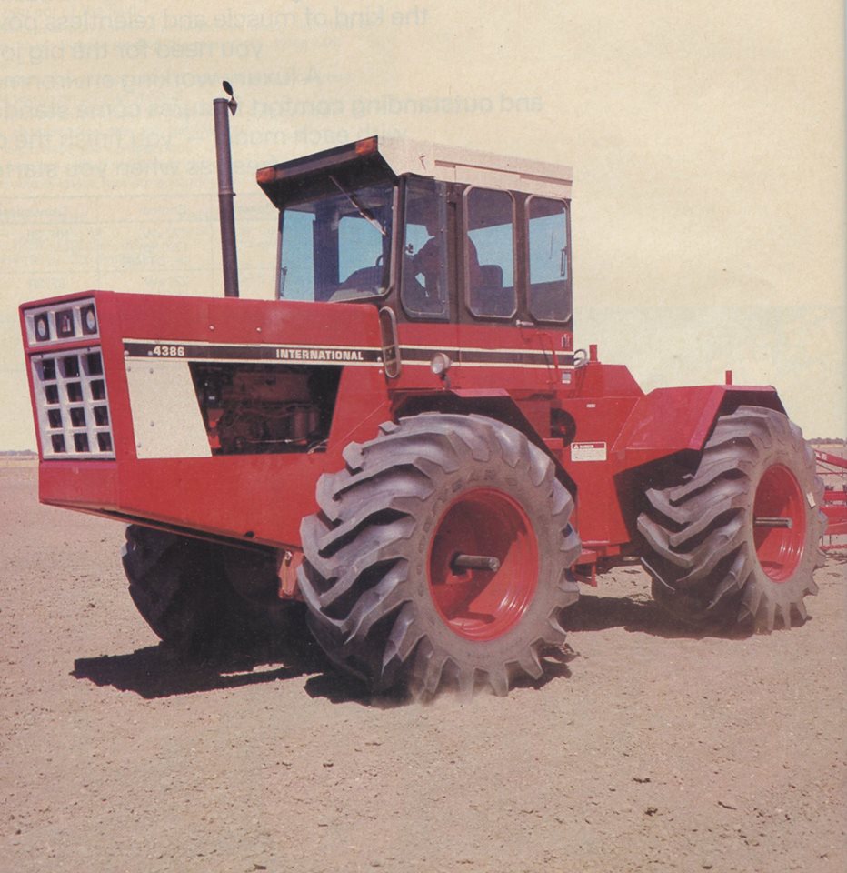 Company photo of a sharp 4386 in the field - Technical IH Talk - Red ...