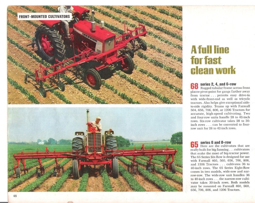 IH 68 front mount cultivator - Technical IH Talk - Red Power Magazine ...
