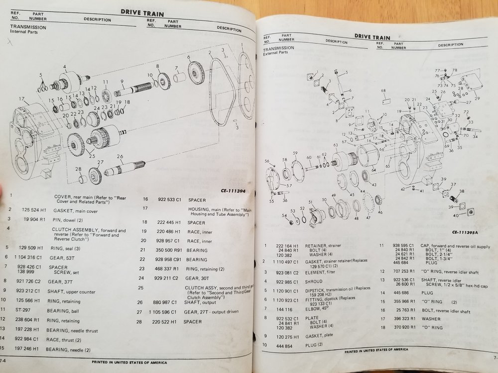 ih hough payloader transmission - IH Construction Equipment - Red Power ...