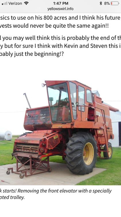 Custom combining in the old days - General Chat - Red Power Magazine ...