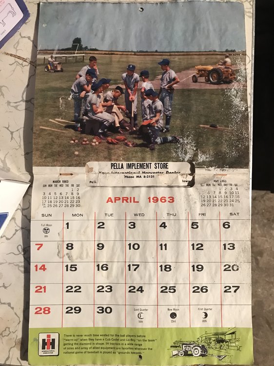1963 IH calendar - General Chat - Red Power Magazine Community