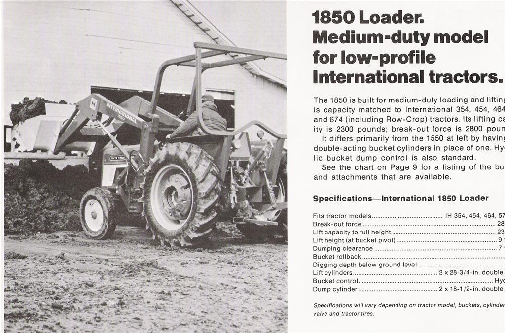 International Loader - Technical IH Talk - Red Power Magazine Community