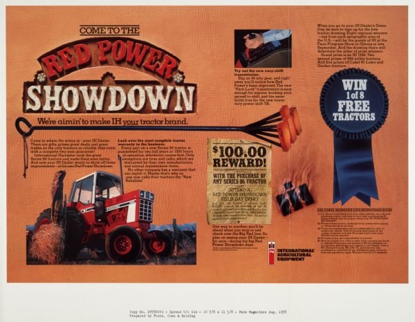 Red power showdown '86 tractors - Technical IH Talk - Red Power ...