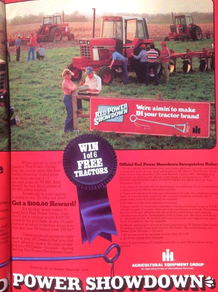 Red power showdown '86 tractors - Technical IH Talk - Red Power ...