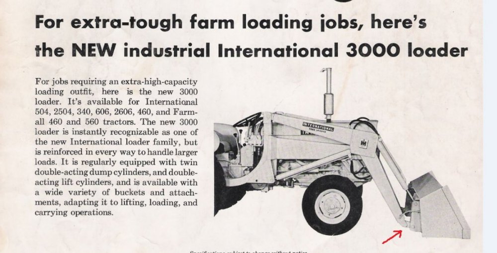 IH Loader Identification - Technical IH Talk - Red Power Magazine Community