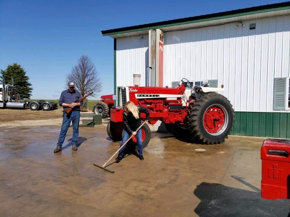 Dirt Boyz and Triple R Tractors had a visitor - General Chat - Red ...