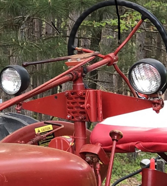 Farmall H Light Bar Mounted Toolbox - Technical IH Talk - Red Power ...