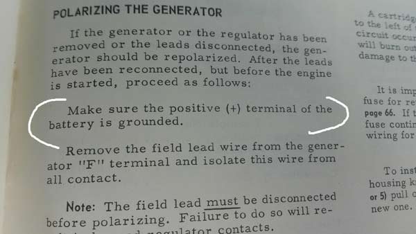 Positive ground vs Negative Ground - Which manual is correct ...