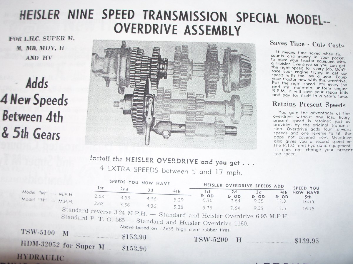 M 2 speed rear end - Technical IH Talk - Red Power Magazine Community