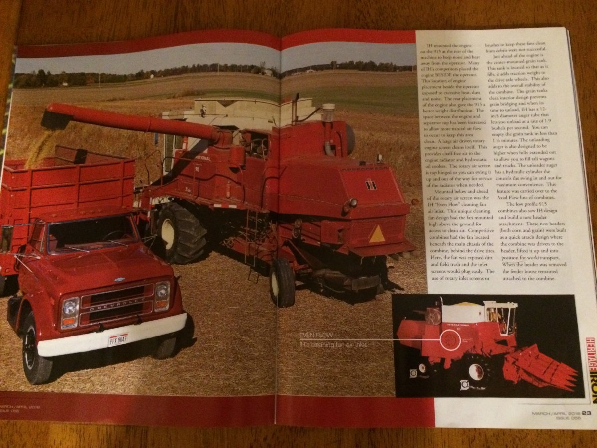 Anybody ever own a 915 combine - Technical IH Talk - Red Power Magazine ...