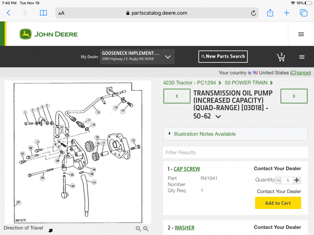 Dale, pirlbeck.....JD Quad Range clutch pressures. - General Chat - Red ...