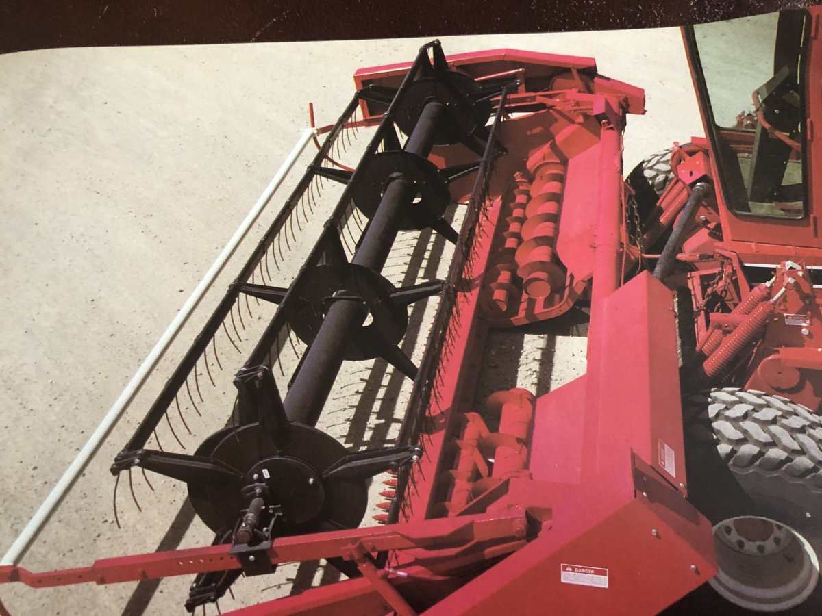 Swather questions; headers, conversions, etc - Technical IH Talk - Red ...