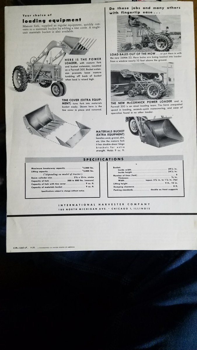 IH No. 30 and 31 loader difference - General Chat - Red Power Magazine ...