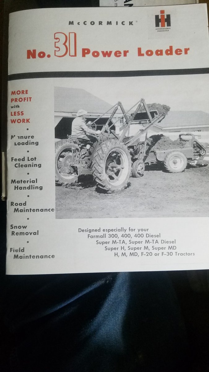 IH No. 30 and 31 loader difference - General Chat - Red Power Magazine ...