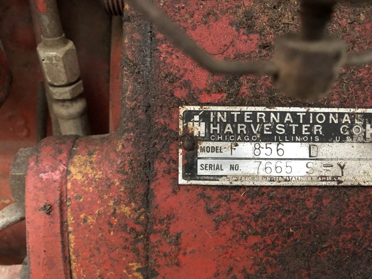856 is home again after 21 years! - Technical IH Talk - Red Power ...