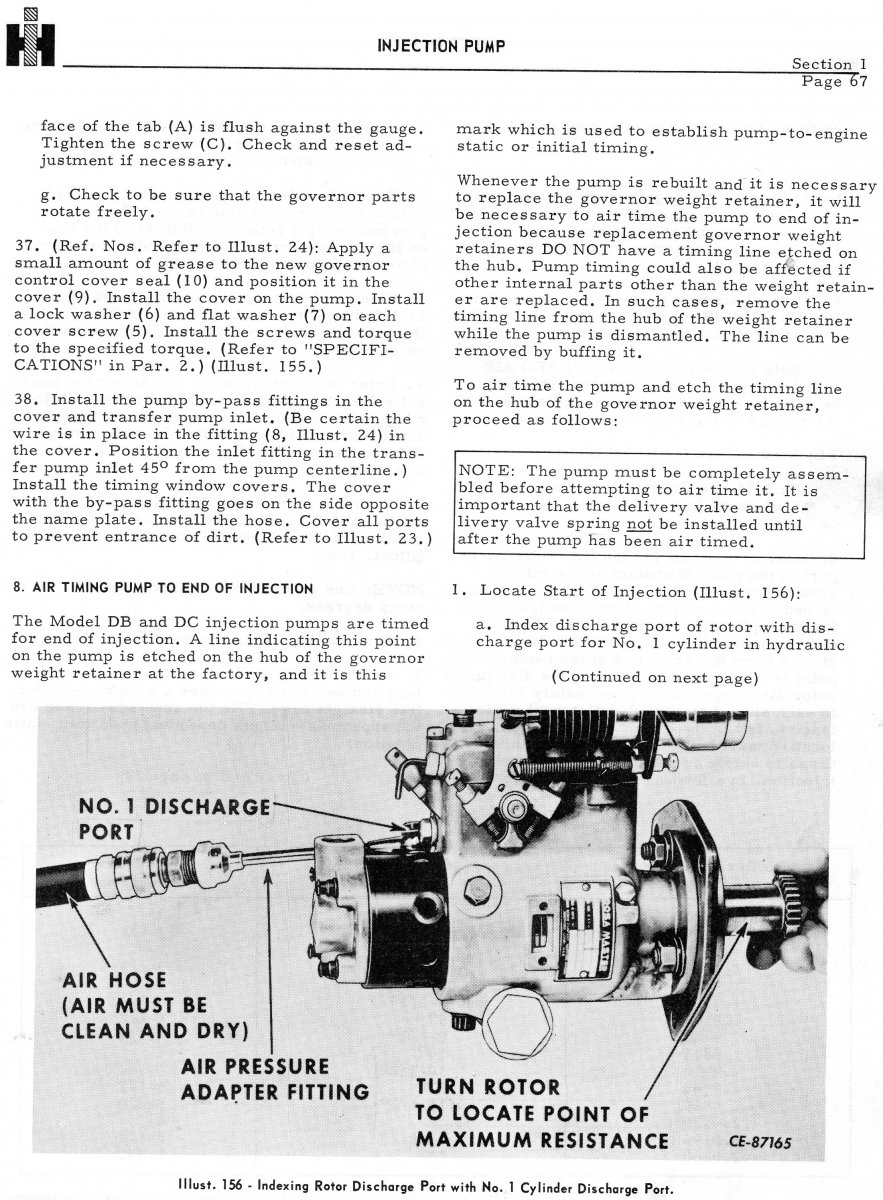 D282 timing without a mark - IH Engines - Red Power Magazine Community