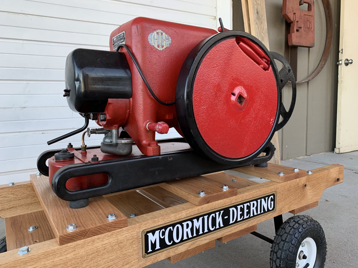 Finished product: 1944 IHC LB engine - General Chat - Red Power ...