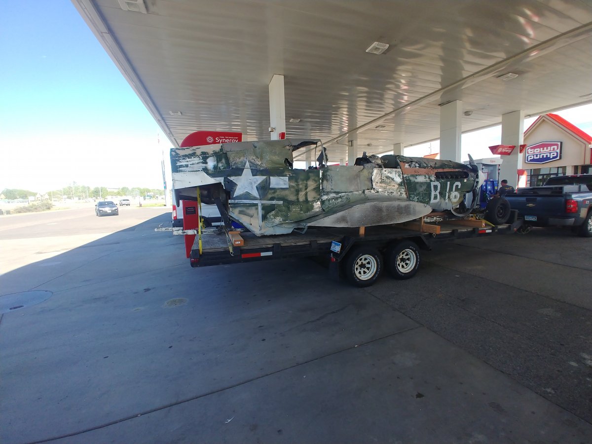 Yesterday's other neat sight WWII wrecked plane - General Chat - Red ...