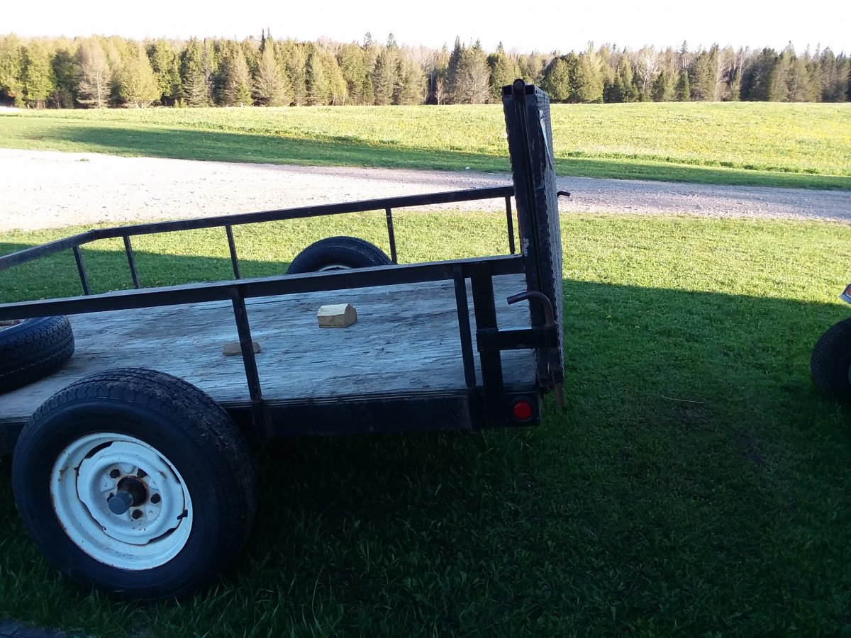 Bifold utility trailer ramp - Projects, Builds, & Restorations - Red ...