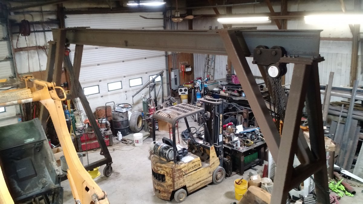 Overhead shop hoist - General Chat - Red Power Magazine Community