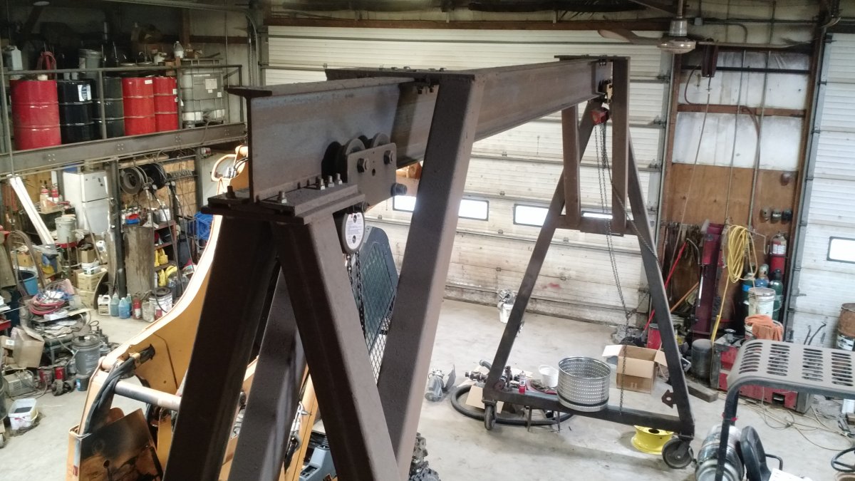 Overhead shop hoist - General Chat - Red Power Magazine Community