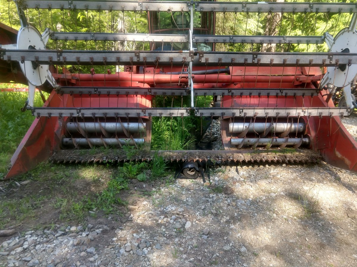 Sold an Old Machine of Dad's Today, MF 655 Windrower - Page 2 - General ...