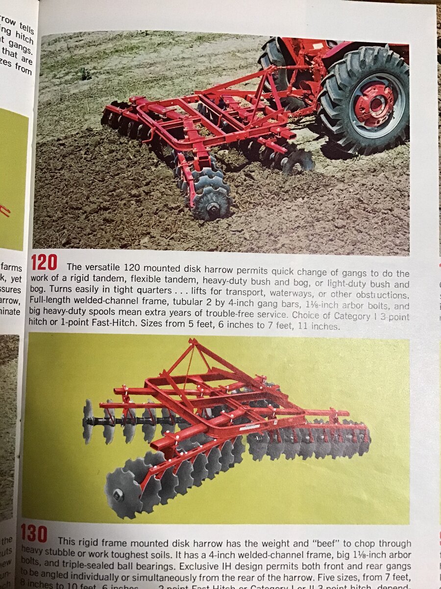 Model Identification - IH Disk Harrow - Technical IH Talk - Red Power ...