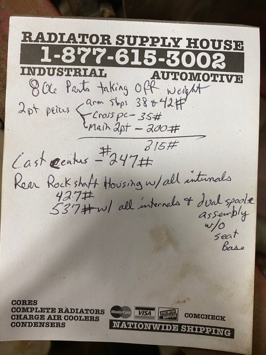 Dt360 vs D360 for F560 - Projects, Builds, & Restorations - Red Power ...