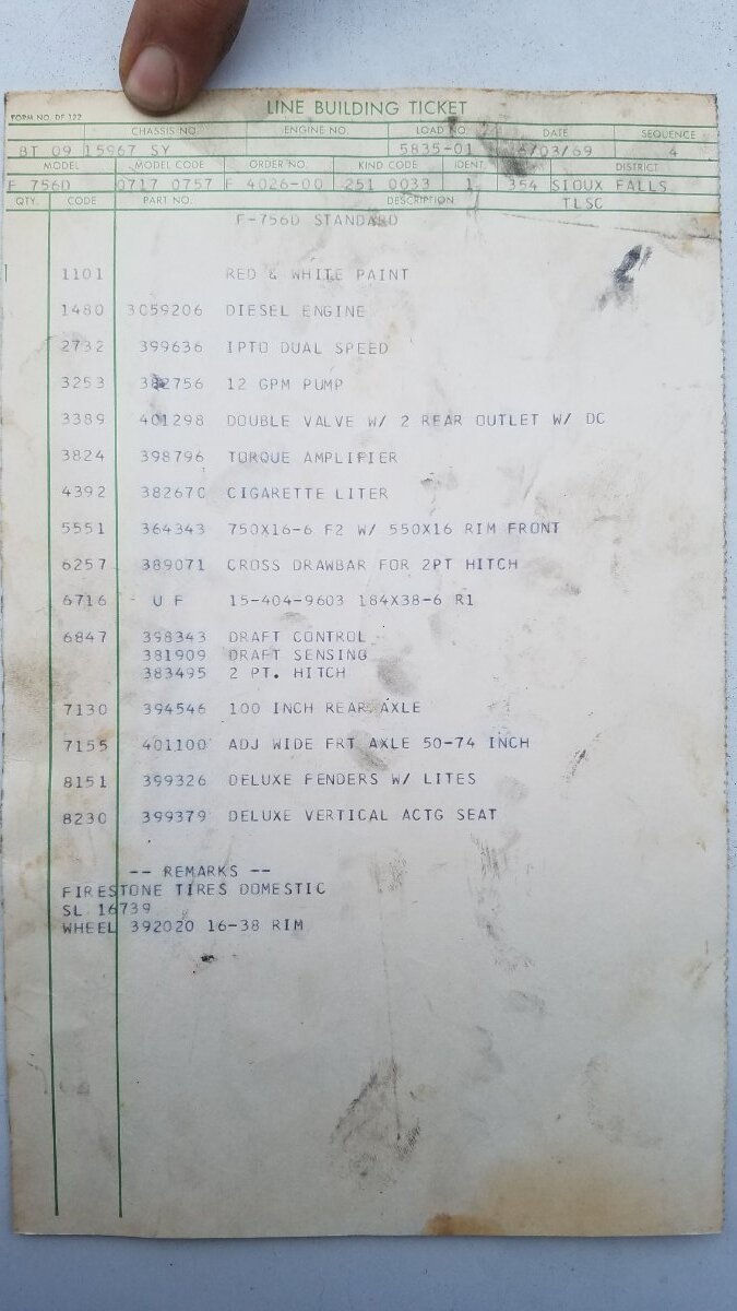 Tractor Line Setting Ticket - Technical IH Talk - Red Power Magazine ...