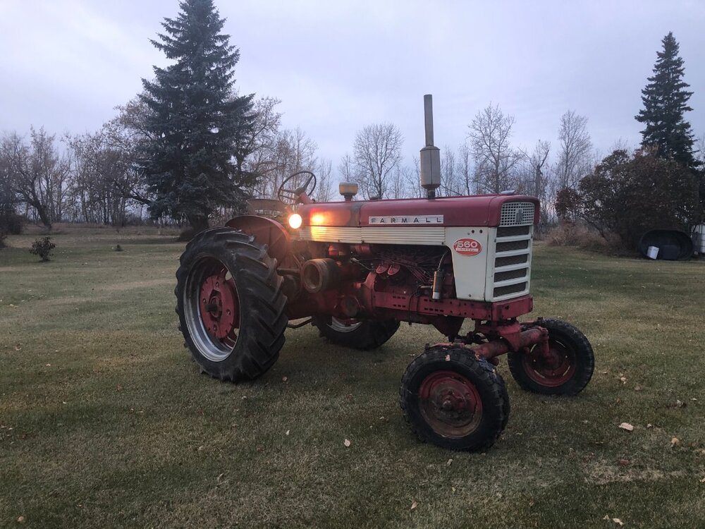 Farmall 560 diesel frozen in time. - Projects, Builds, & Restorations ...