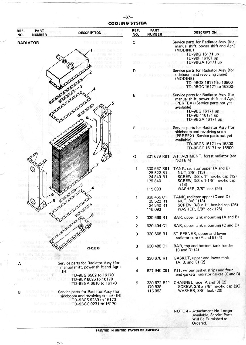 TD-9B radiator - Technical IH Talk - Red Power Magazine Community