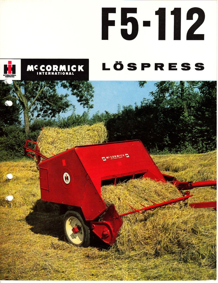 McCormick F-90A Baler - Technical IH Talk - Red Power Magazine Community