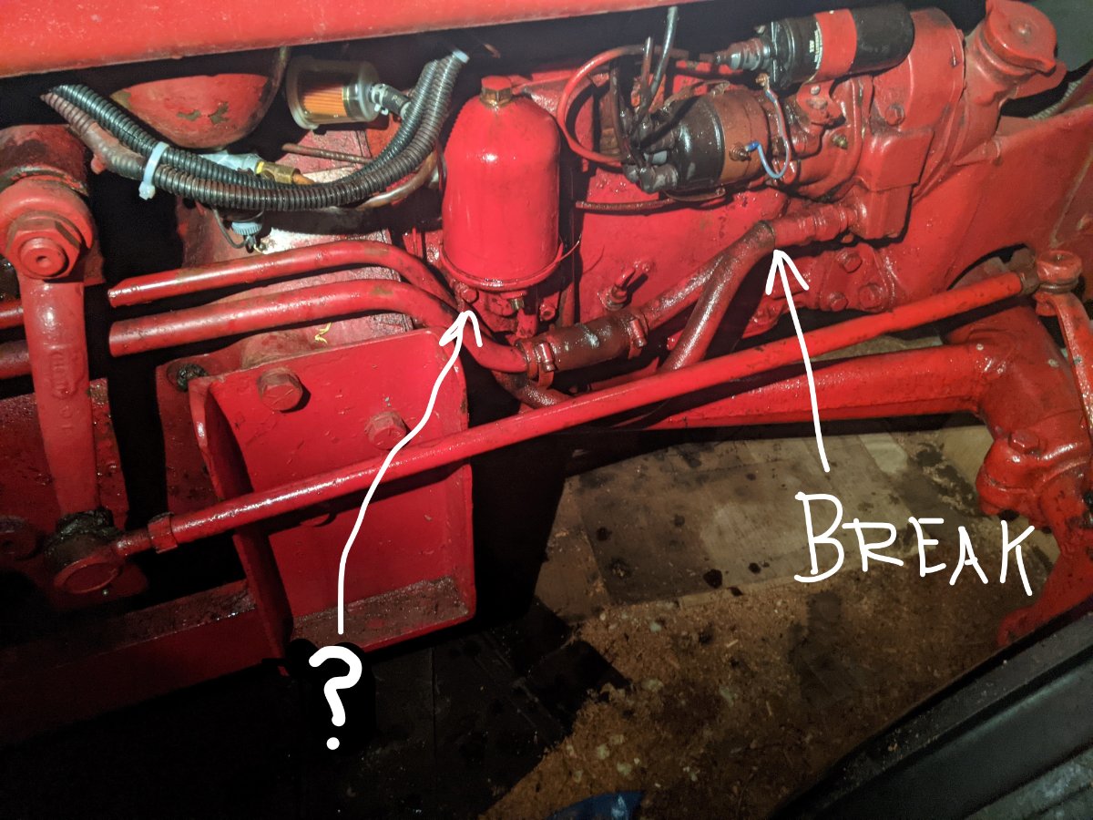 Advice for hydraulic line repair - Technical IH Talk - Red Power ...