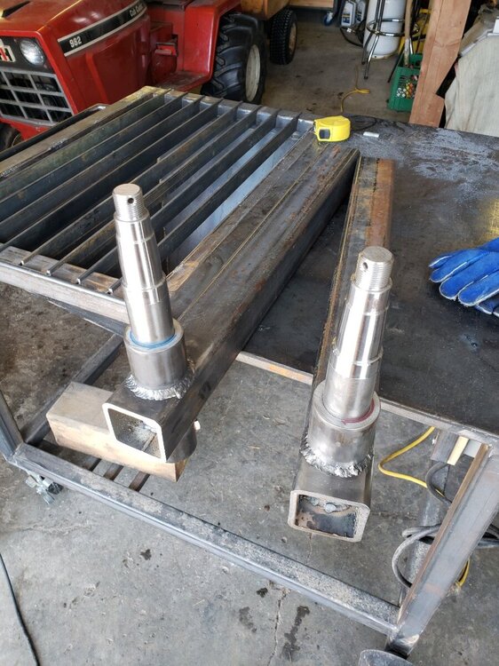 Stub axle welding question.... - General Chat - Red Power Magazine ...