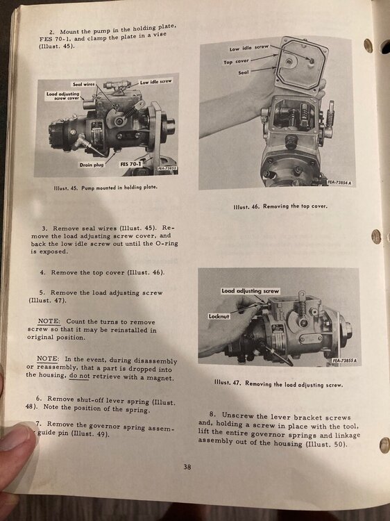 806 RD Injector Pump - Technical IH Talk - Red Power Magazine Community