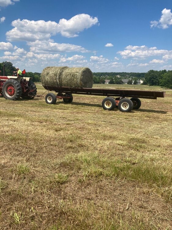My homemade hay trailer - General Chat - Red Power Magazine Community