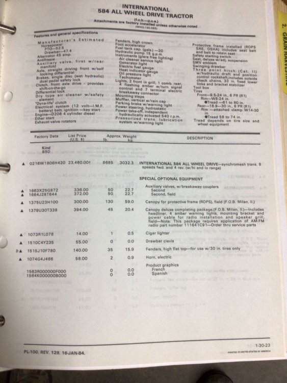 Serial Number Decoding Help - Technical IH Talk - Red Power Magazine ...