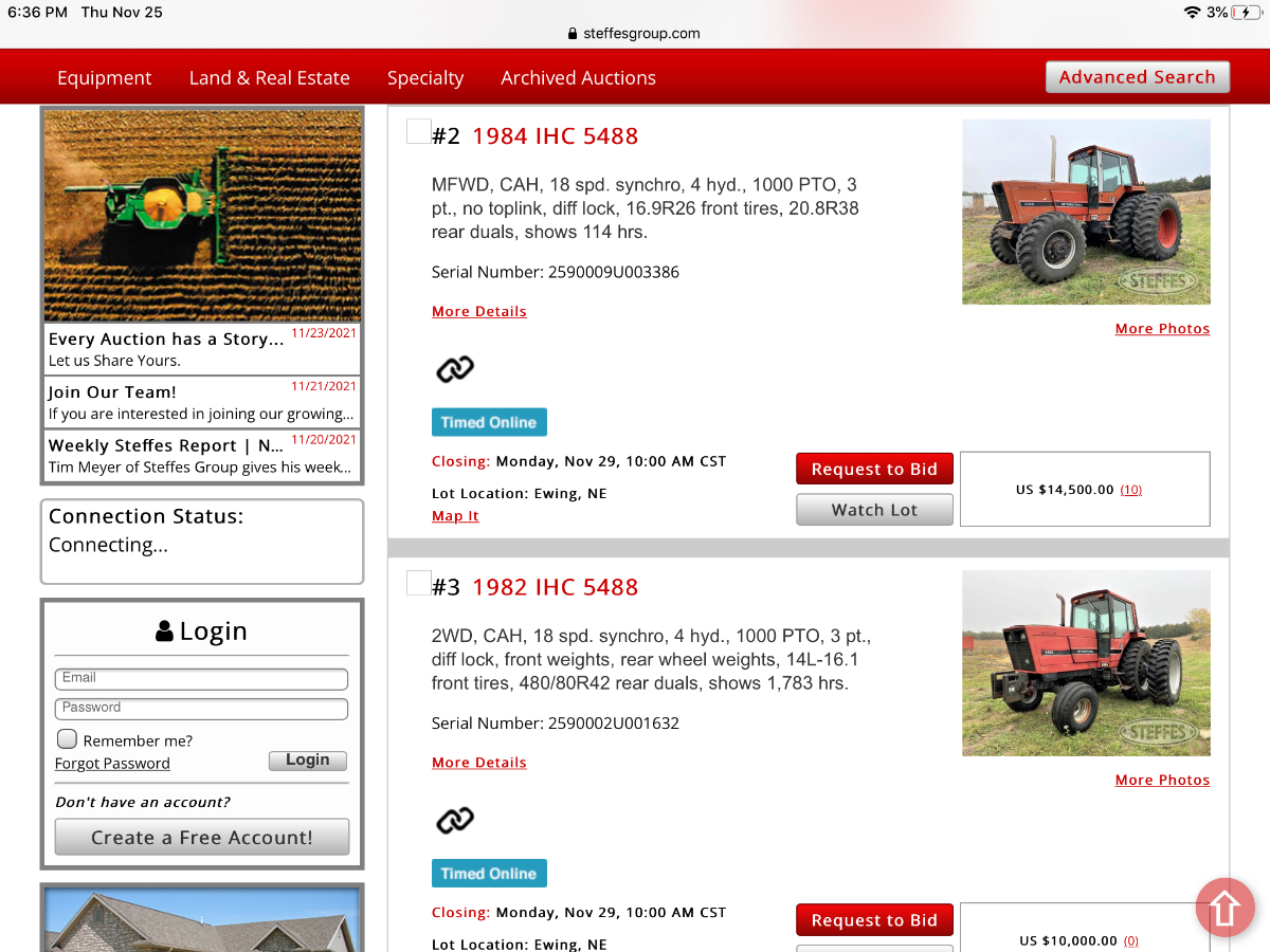 Estate Auction Red Tractors - General Chat - Red Power Magazine Community
