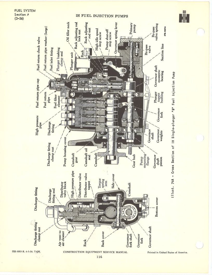 TD6 pump tower pieces - IH Construction Equipment - Red Power Magazine ...
