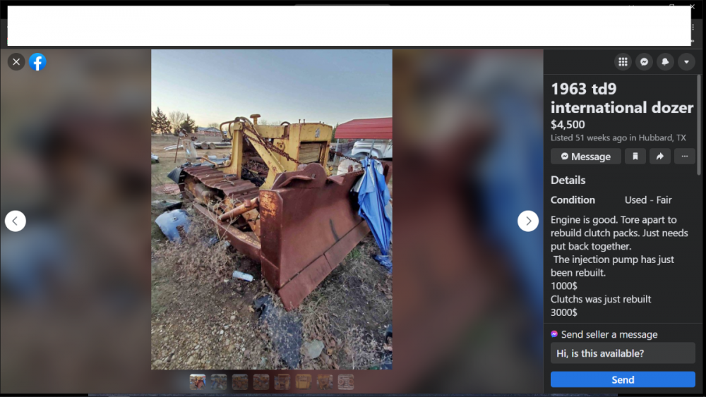 TD9B with D301 - IH Construction Equipment - Red Power Magazine Community